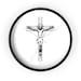 Jesus Cross Wall Clock, Christian Clock, Jesus Crucifix Clock ...