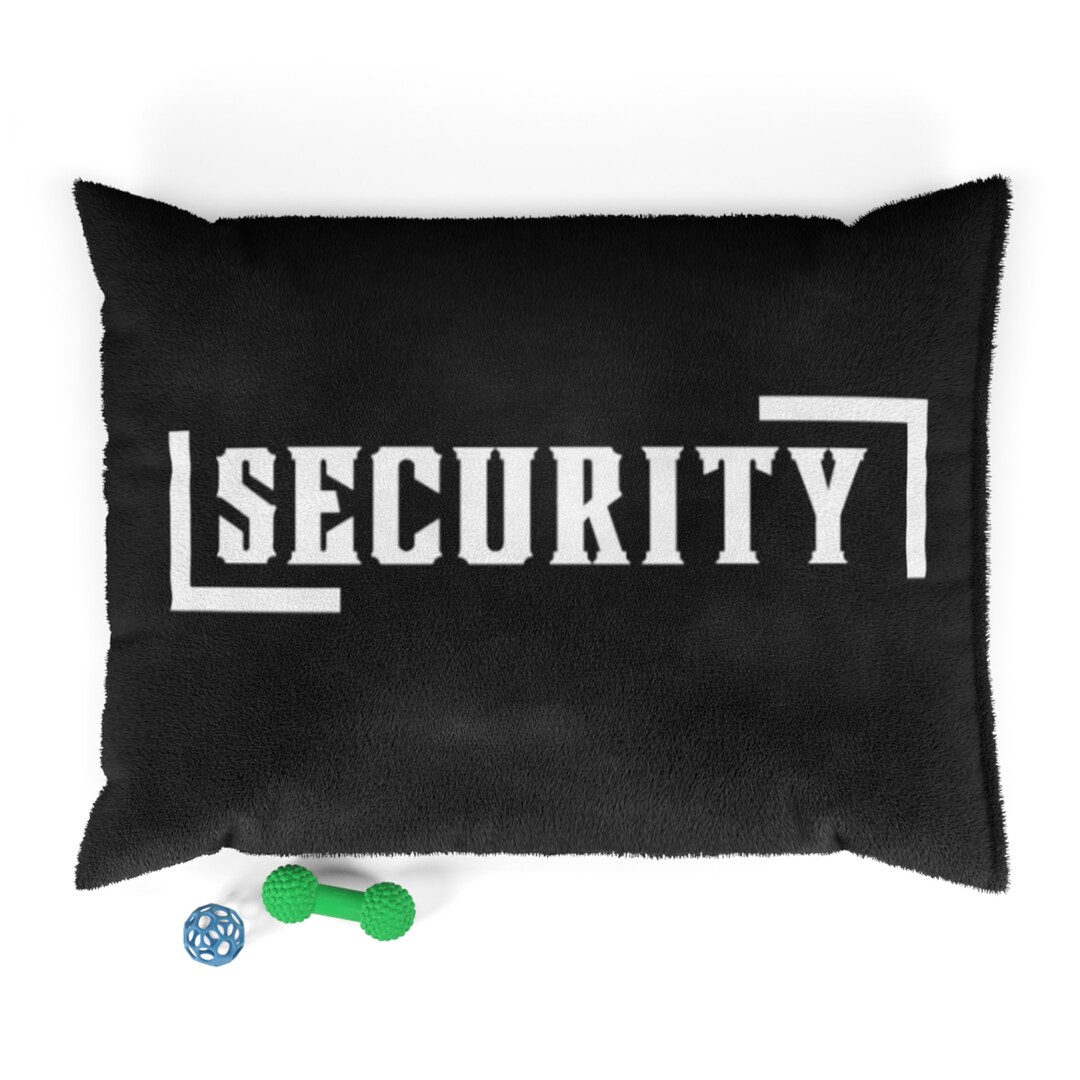 Pet Bed, Black Funny Dog Bed, Comfy Cat Bed, Humorous Dog Furniture ...