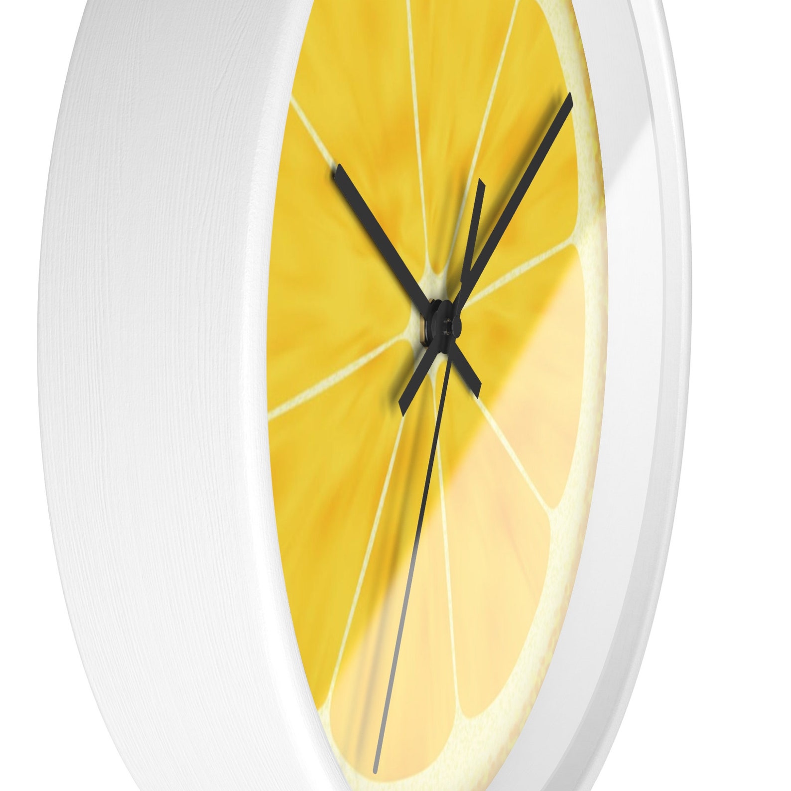 Wall Clock Fruit Wall Clock Kitchen Wall Clock Lemon Wall - Etsy