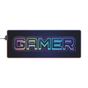 LED Gaming Mouse Pad, Gamer Mouse Mat, Colorful Mouse Pad, Lit Mouse ...