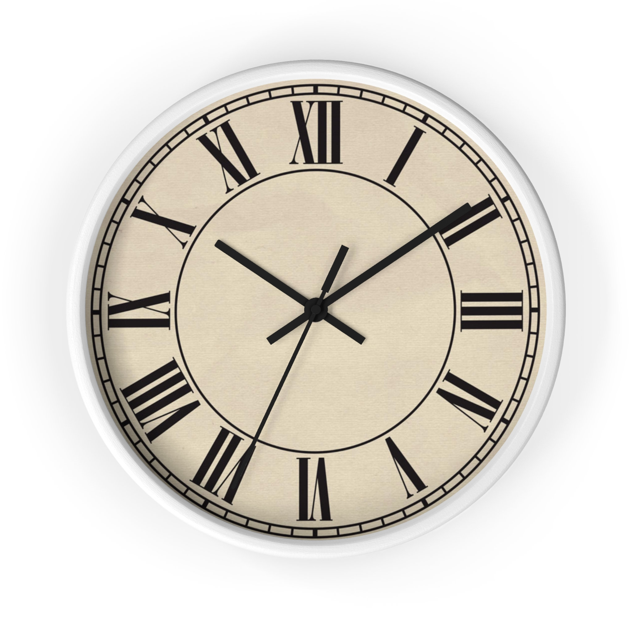 Wall Clock, Clock, Roman Numeral Clock, Vintage Wall Clock, Classic ...