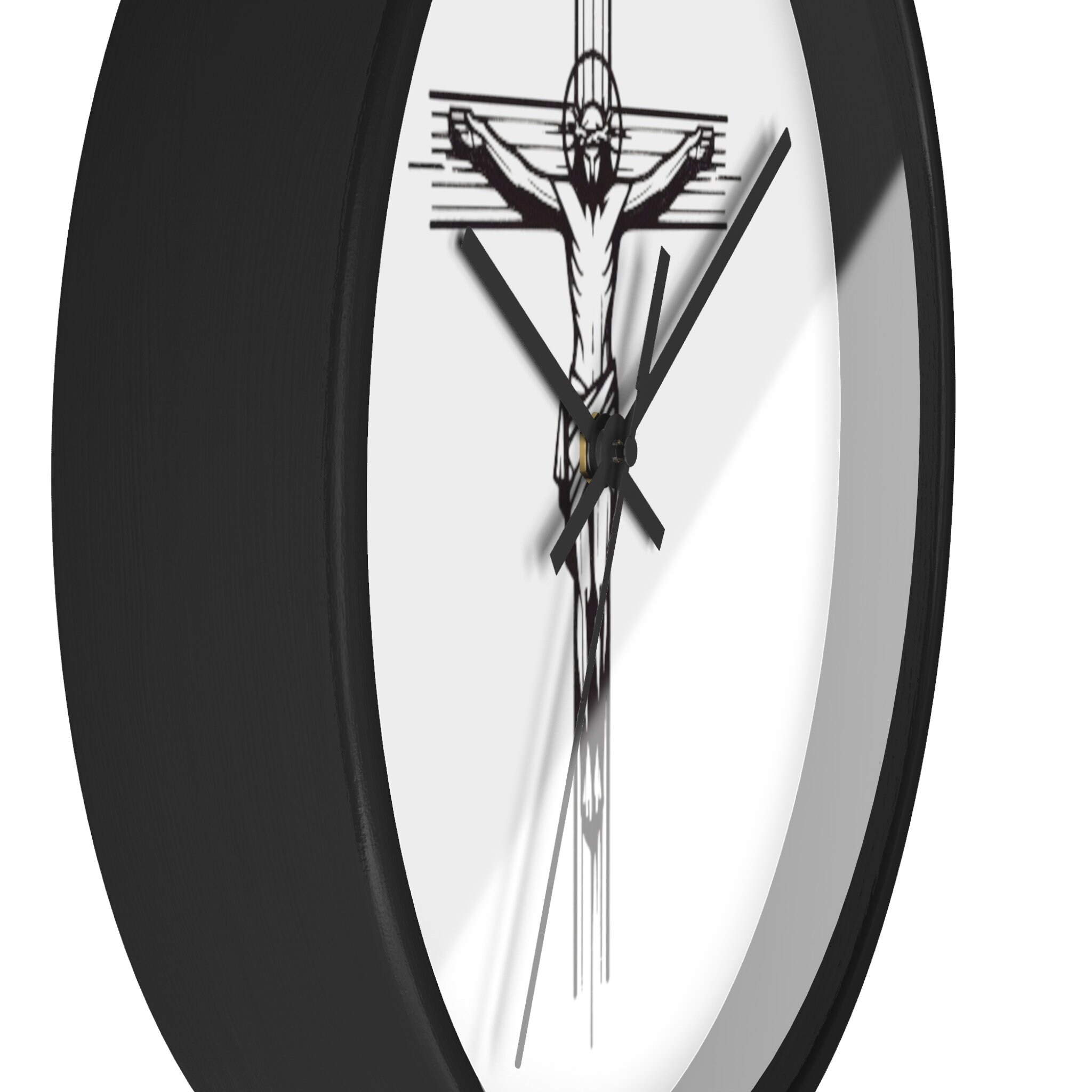 Jesus Cross Wall Clock, Christian Clock, Jesus Crucifix Clock ...
