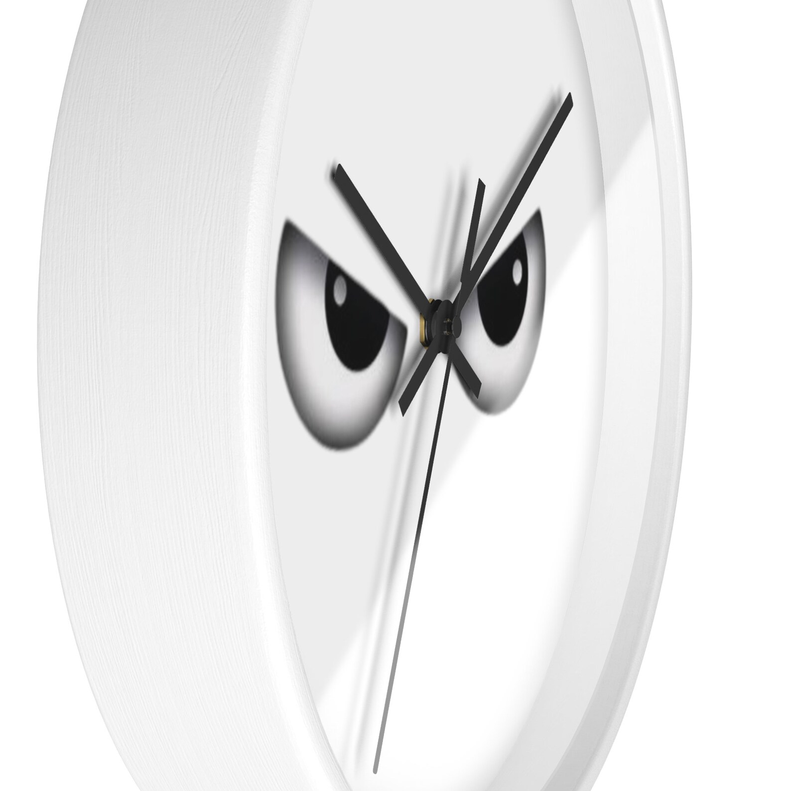 Angry Eyes Clock, Angry Face Wall Clock, Unique Wall Clock, Funny Clock ...