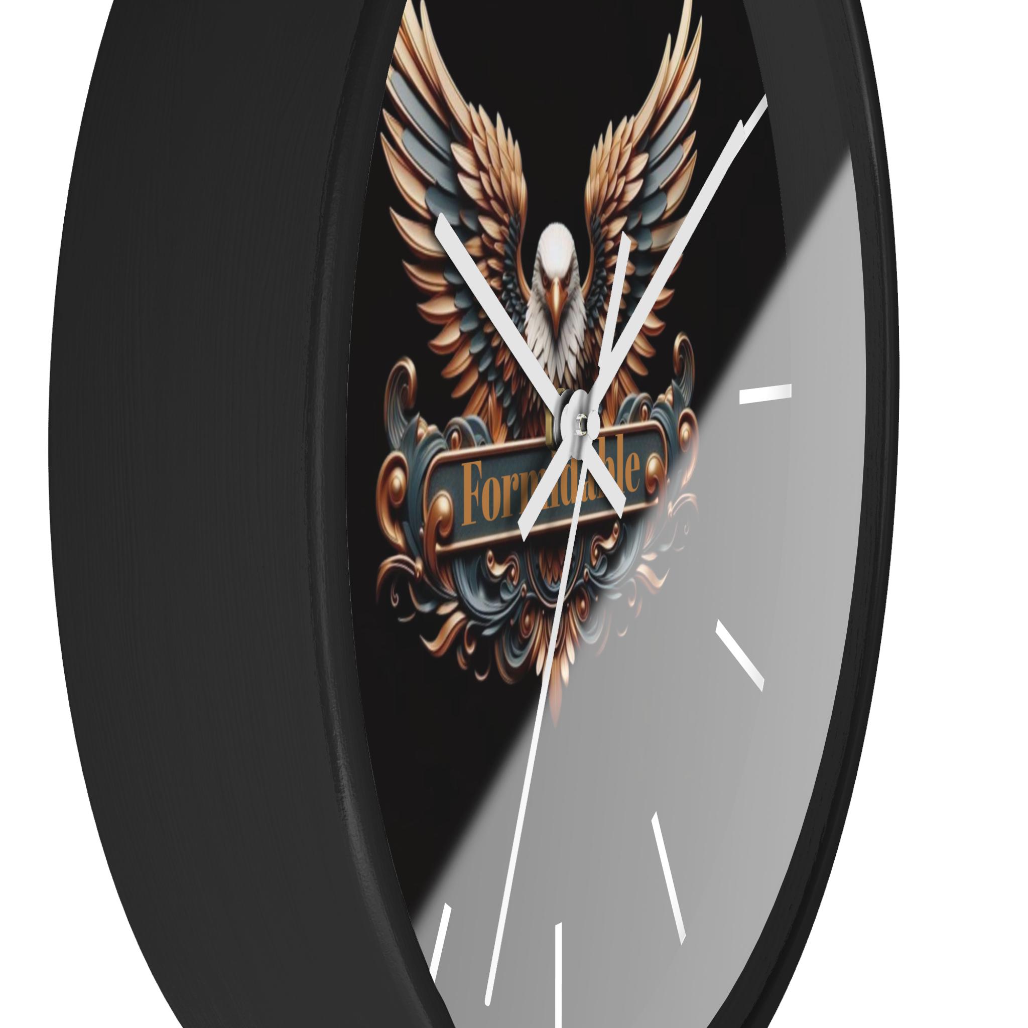 Eagle Wall Clock, Eagle Clock, Eagle Emblem Wall Clock, Bird Wall Clock ...