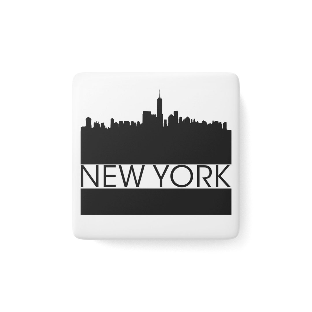 New York City Magnet, Cityscape Decor, Magnet, NYC Skyline Magnet ...