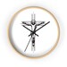 Jesus Cross Wall Clock, Christian Clock, Jesus Crucifix Clock ...