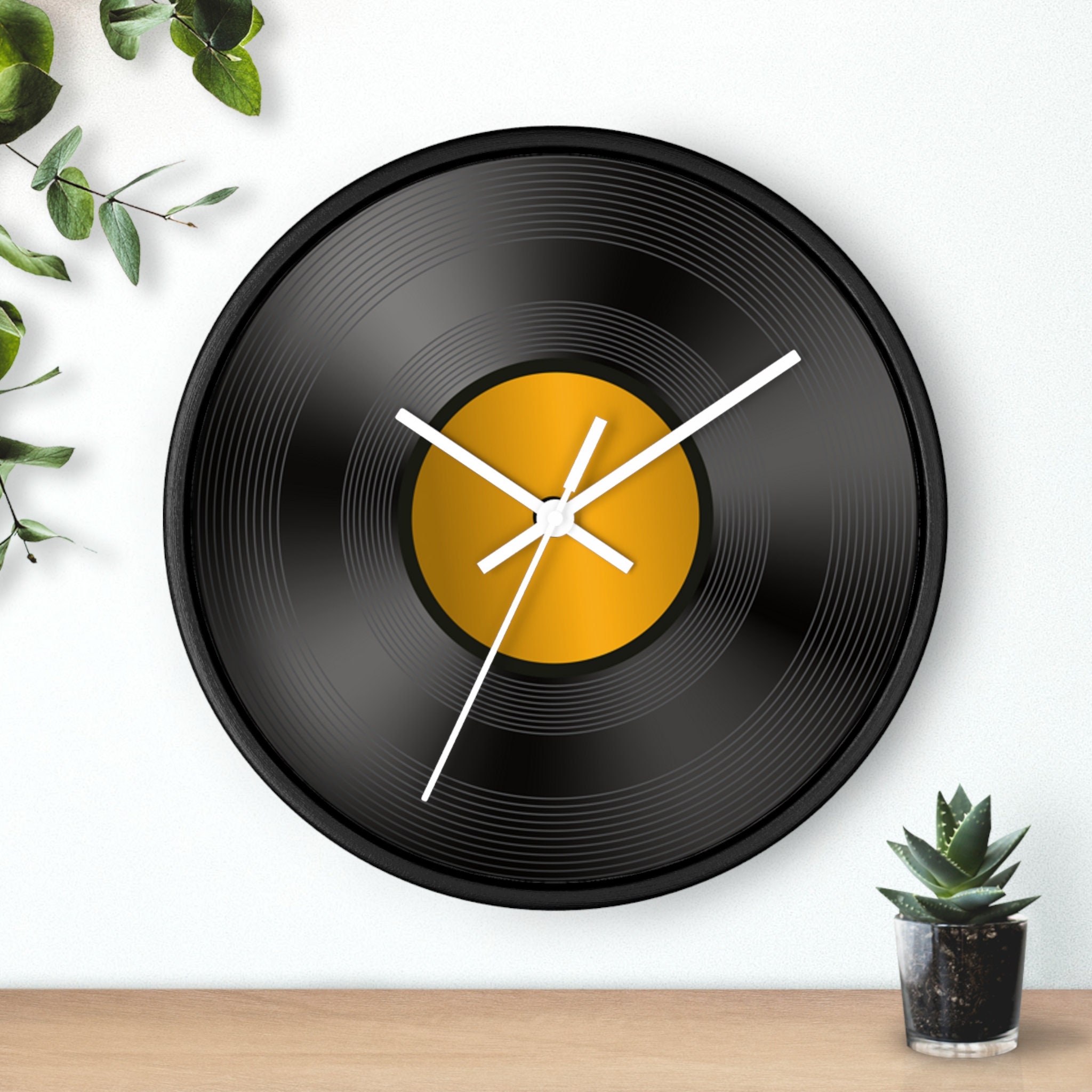 Vinyl Wall Clock, Vinyl Clock, Vinyl Record Clock, Music Clock, Retro ...