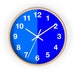 Two Tone Blue Clock, Blue Clock, Two Tone Clock, Dual Tone Clock ...