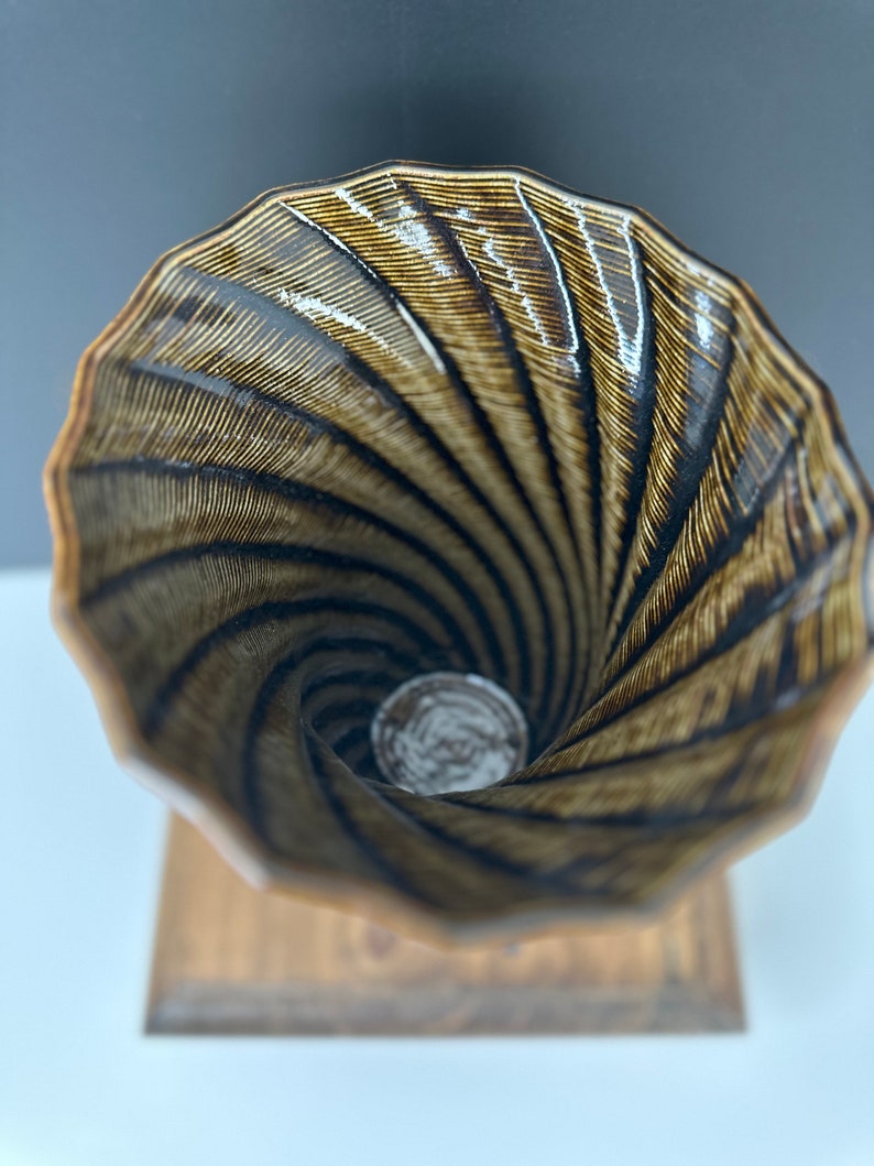 3D Printed Spiral Vase Hand Made Pottery - Etsy