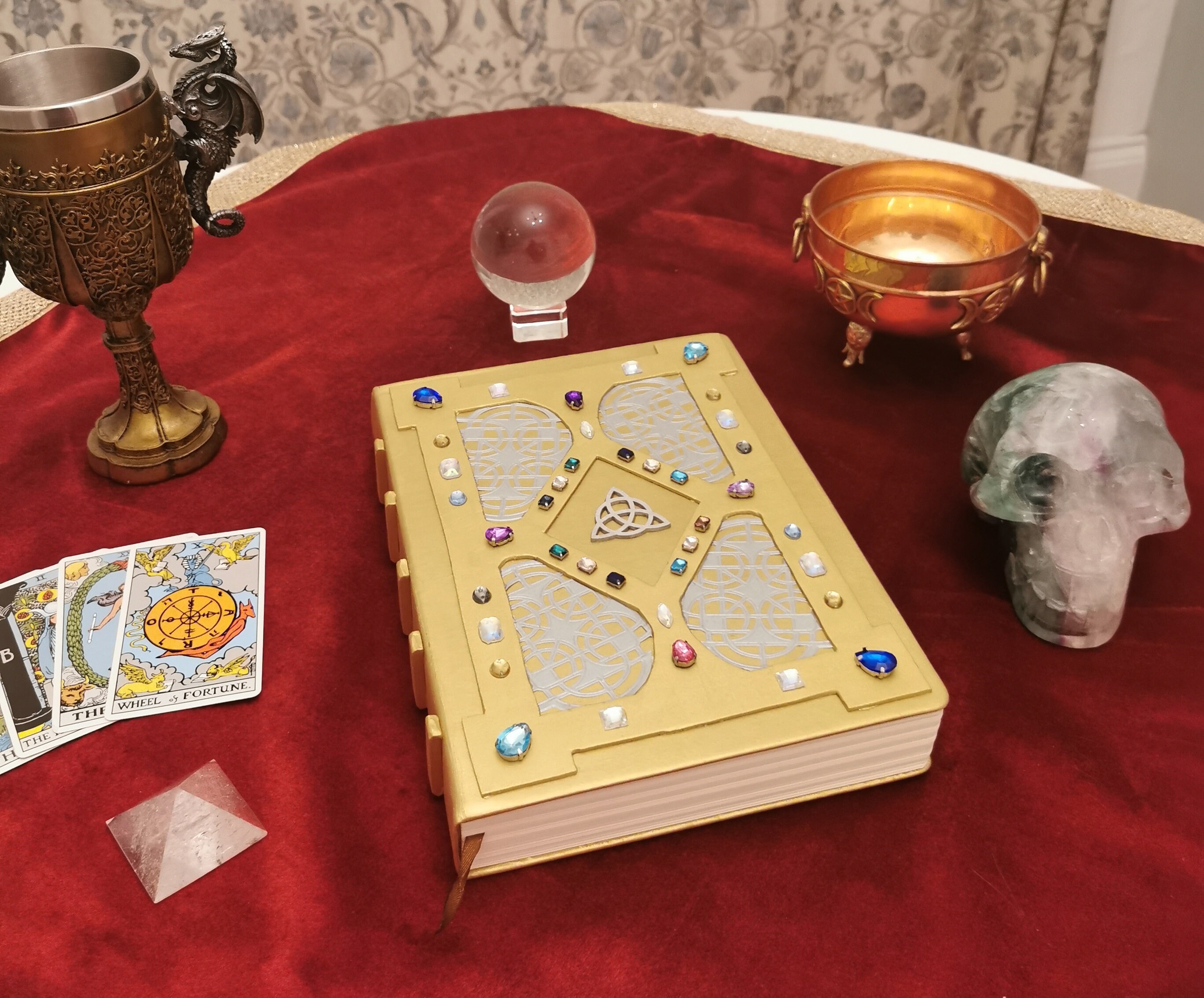 The Camelot Grimoire, Medieval Style Book of Shadows. A4 Size, Genuine ...