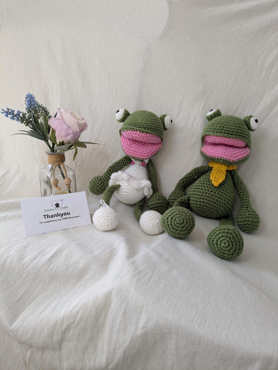 Crochet Frog Ballerina Toy | Handmade Amigurumi Frog Doll, Cute Ballet ...