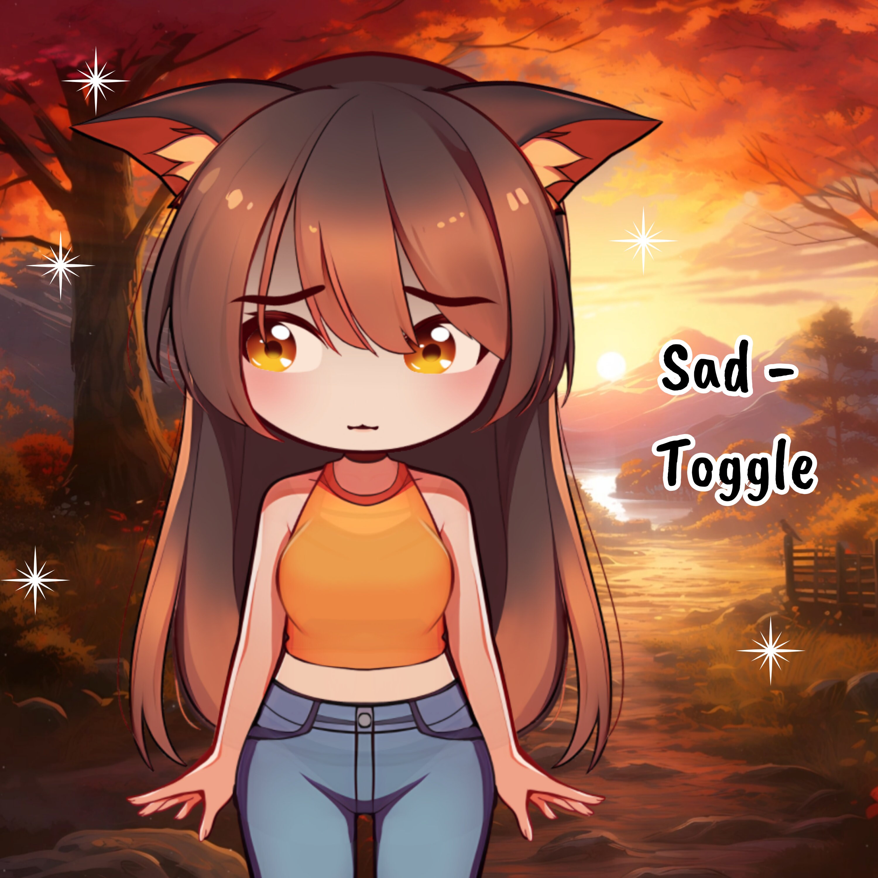 Vtuber | Ember, the Chibi Girl | 64 Cloth Combinations | 4 Emotions ...