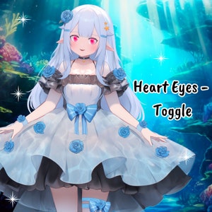 Vtuber | Nixie, the Ocean Girl | With Pet | 5 Emotions | 6 Toggles ...