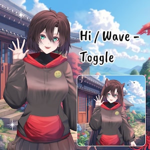 Vtuber | Jenny, the Hoodie Girl | >25 Toggles/slider | Live2d Model for ...