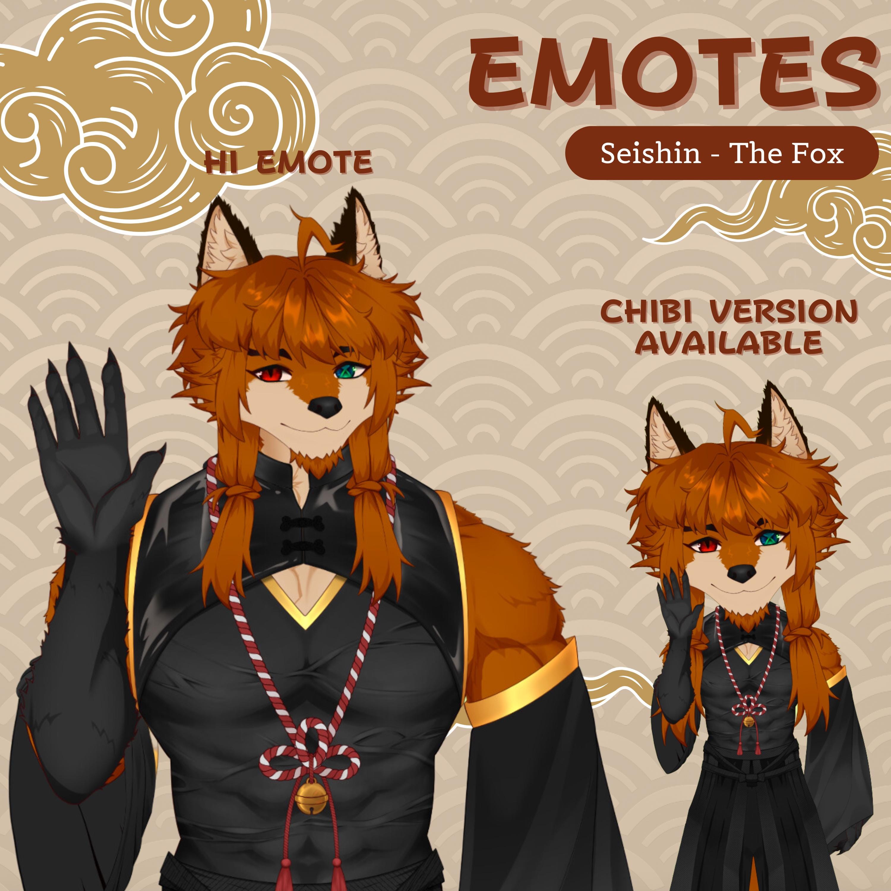 Vtuber | Seishin, the Fox | Customizable Live2d Premade Model for Vtube ...