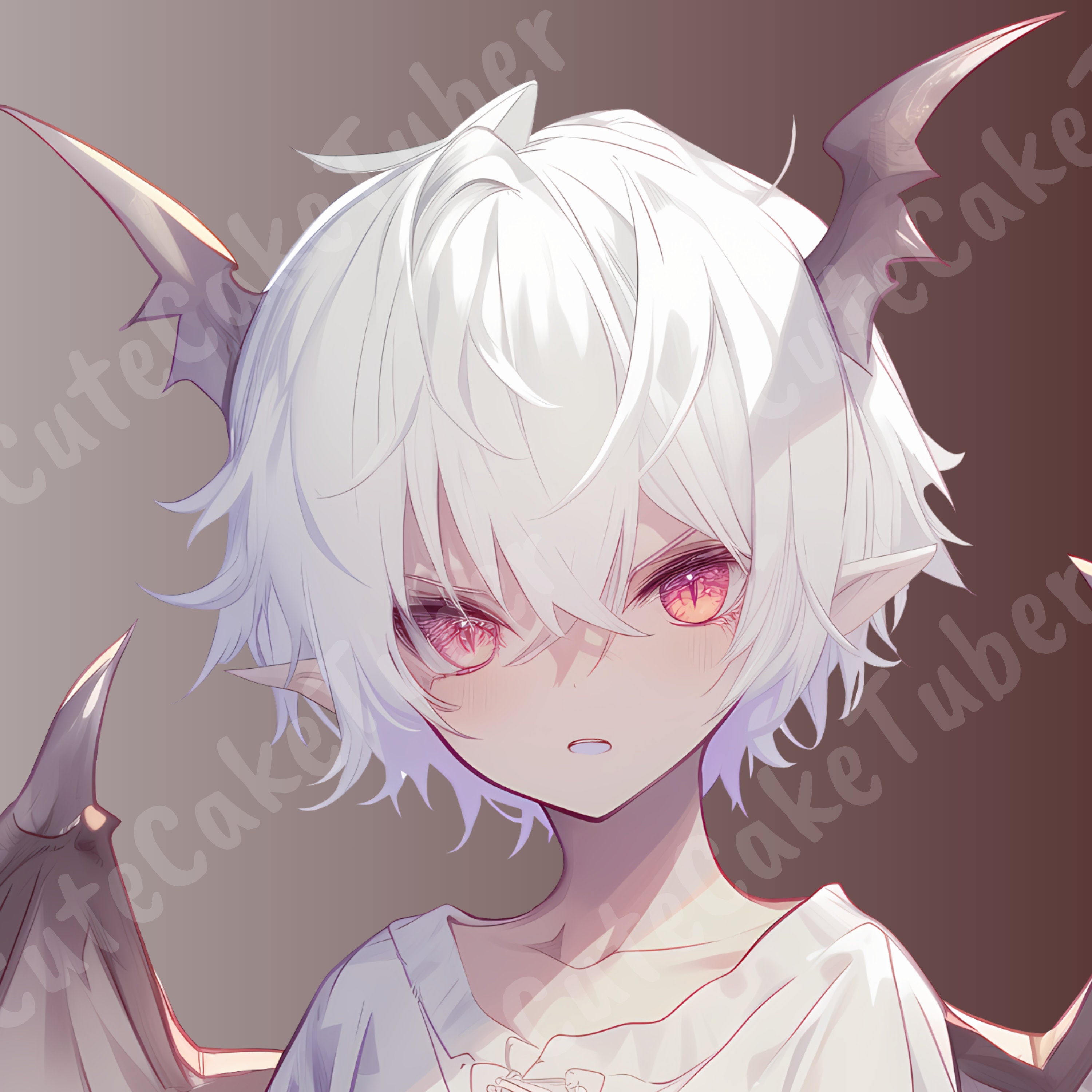 PNGTUBER Jay, the Demon Boy 5 Emotions Vtuber Premade Assets for ...