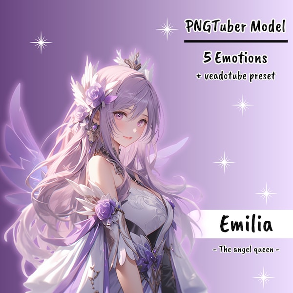 Angel Vtuber Asset - Etsy