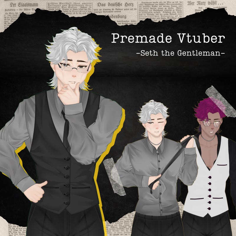 Vtuber Studio Models Men - Etsy