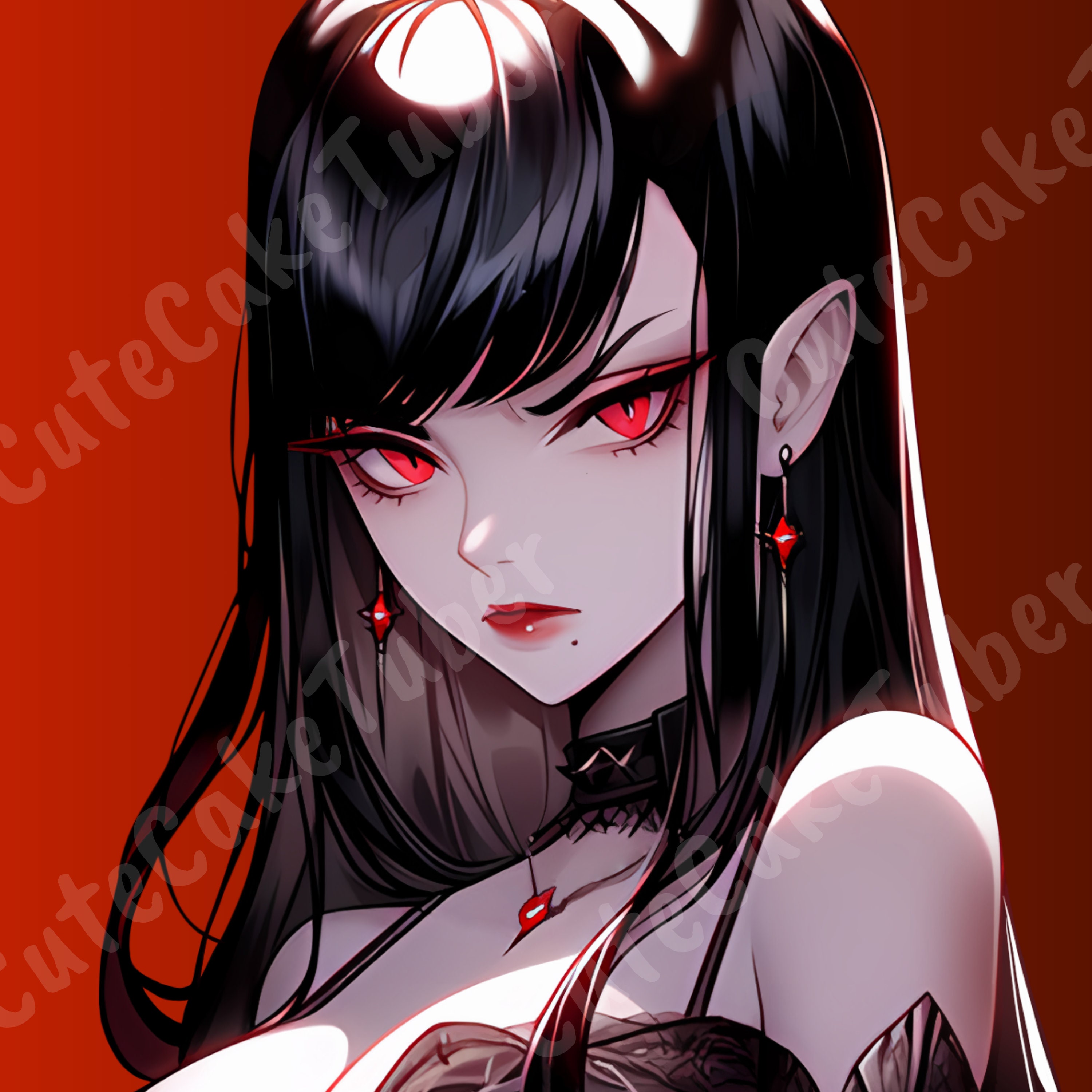 PNGTUBER | Ruby, the Rubin Lover | 5 Emotions | Vtuber Premade Assets for Streaming on Twitch ...