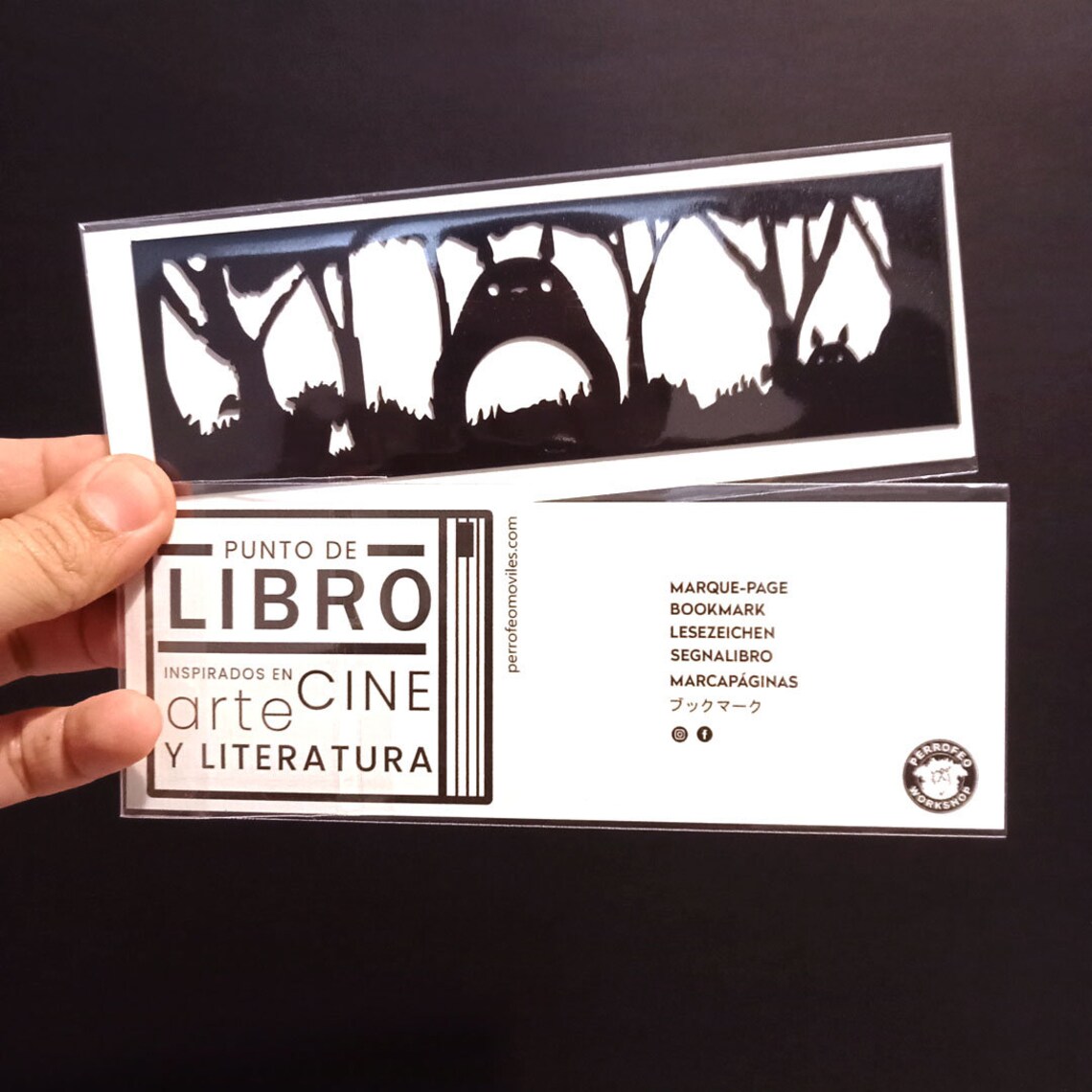Totoro — Die-cut Bookmark - Etsy