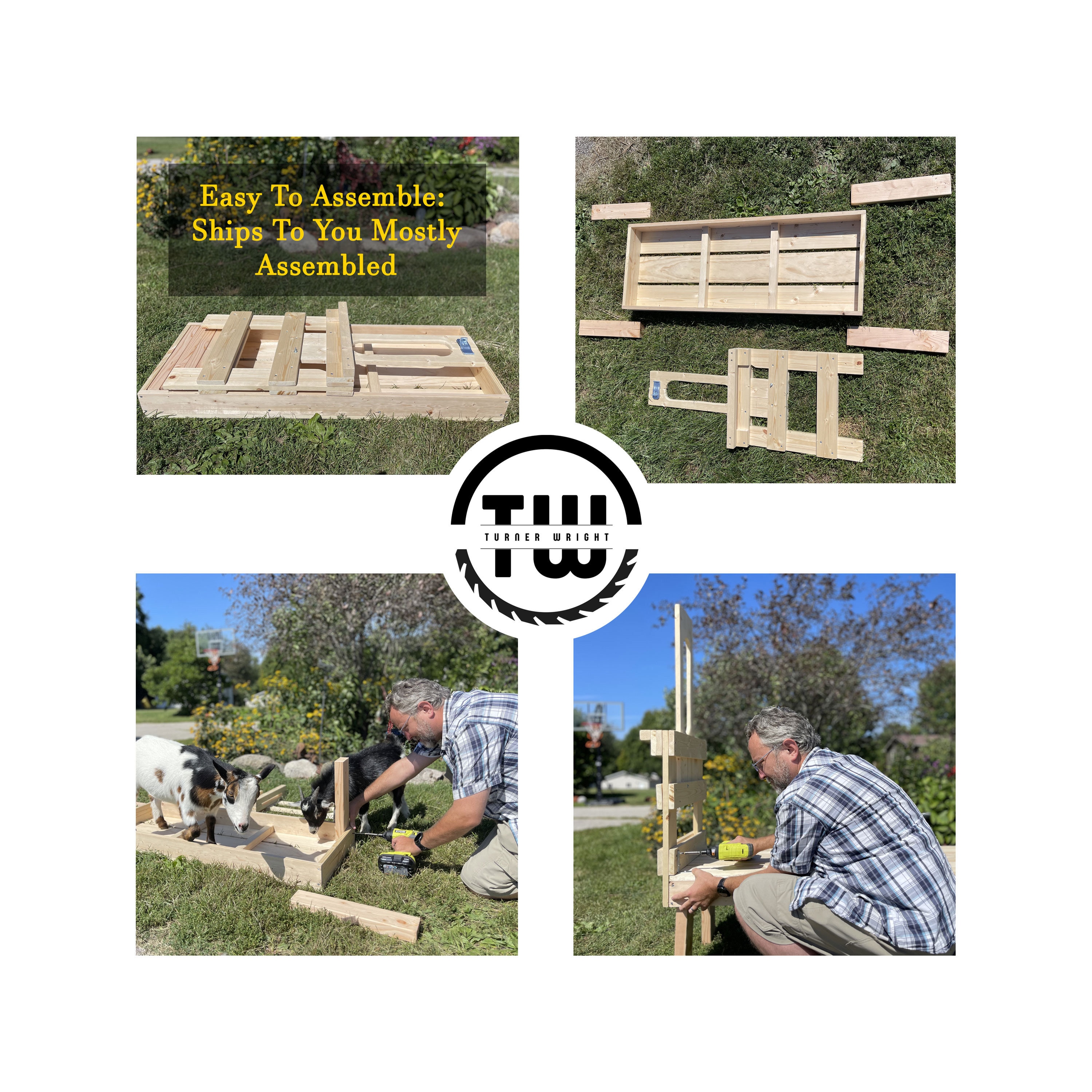 Sturdy and Highly Functional Handmade Goat Milking, Grooming, and ...