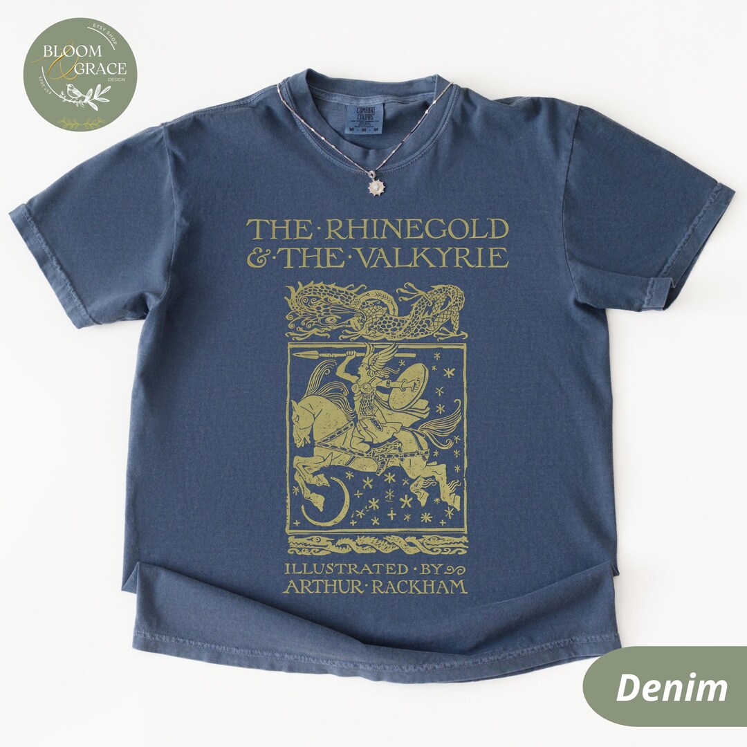 Valkyrie Shirt Arthur Rackham Illustration Mythic Vintage T-shirt ...