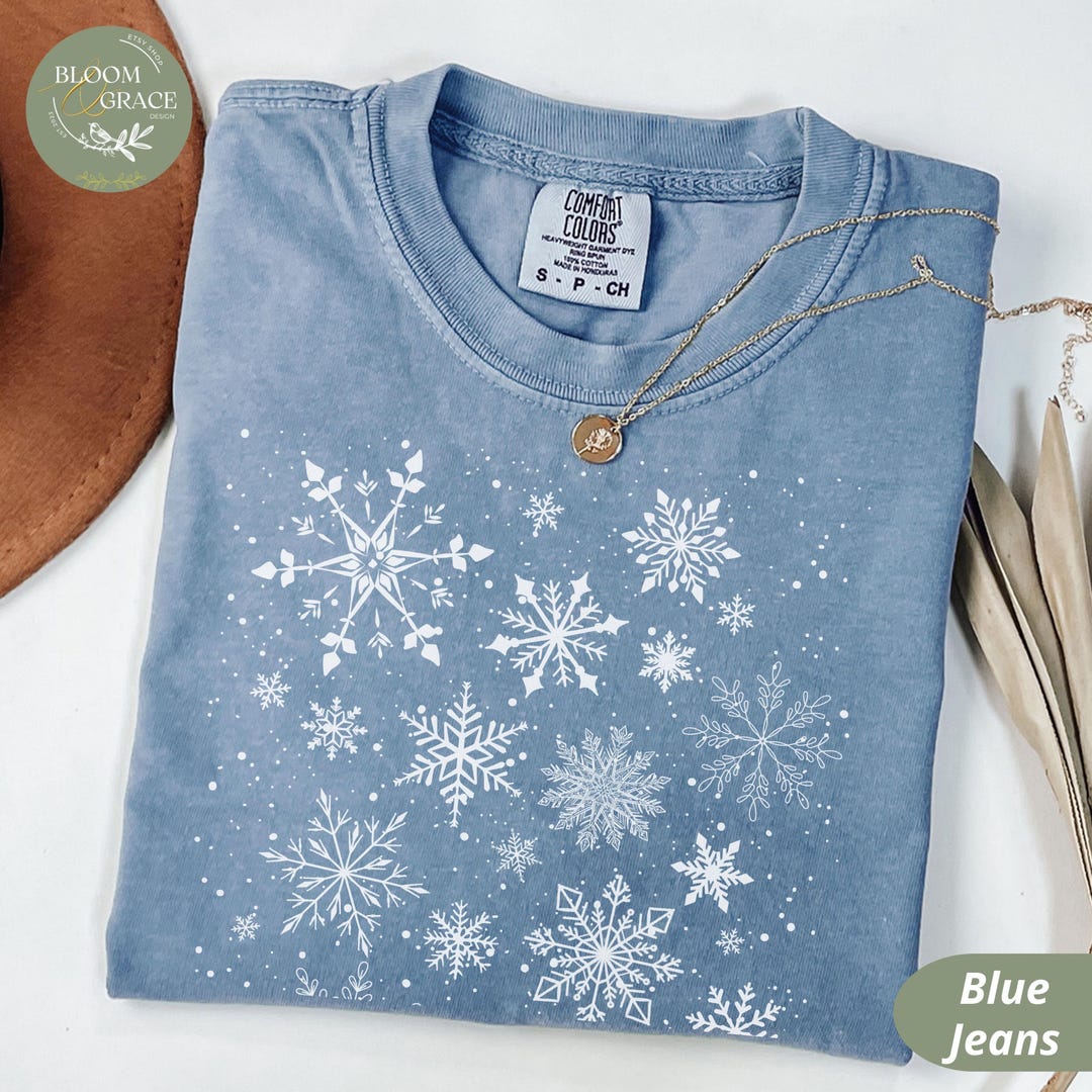 Comfort Colors Shirt Snow Shirt Cozy Season Shirt Winter Wonderland Ski ...