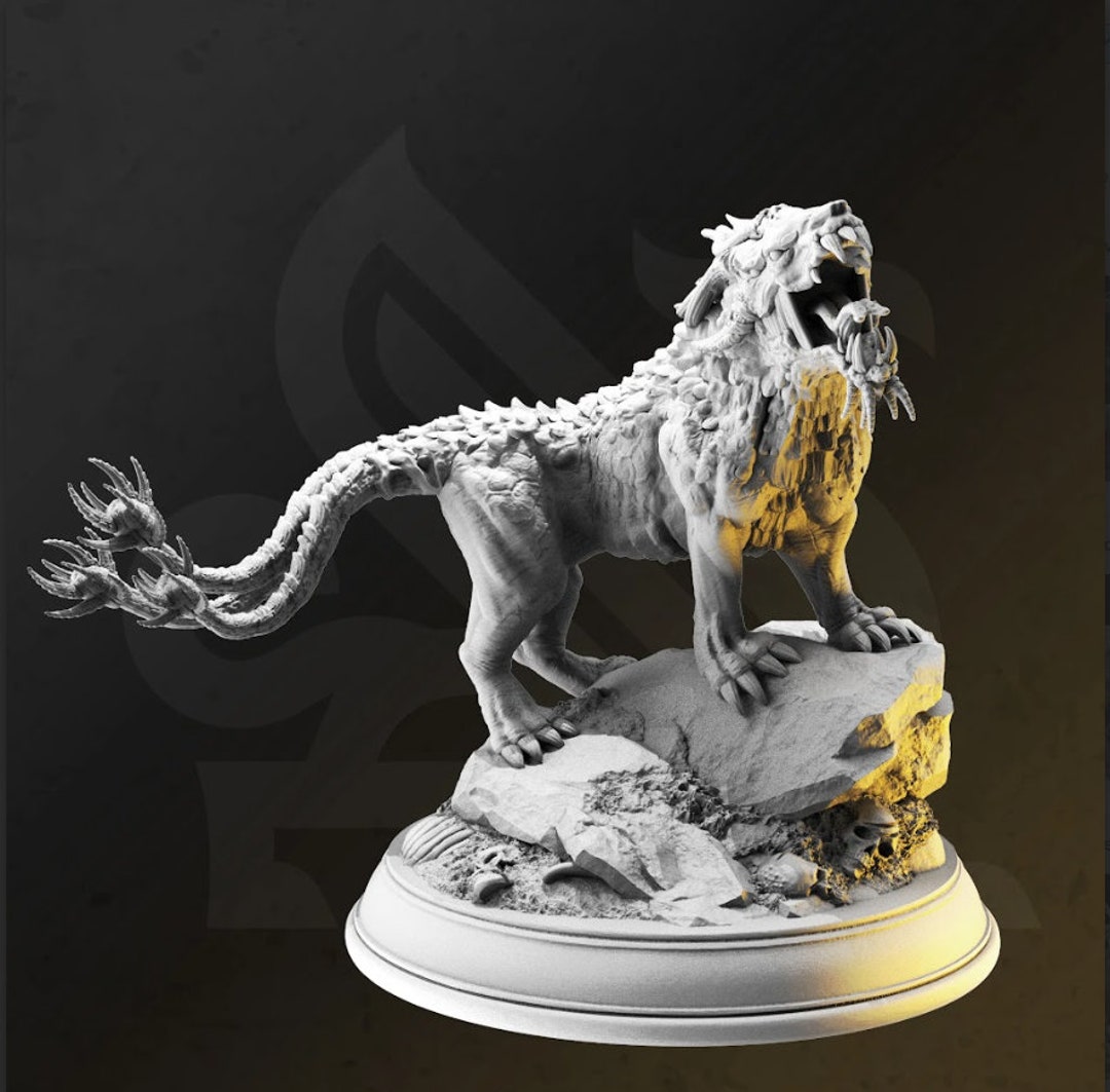 DND Mini / Monster / Hell Hound / Beast / Enemy / Fantasy / Tabletop ...