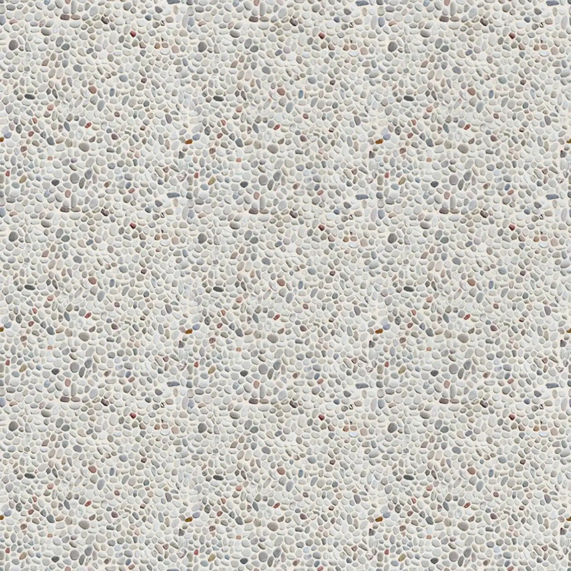 Natural Stone Colorful Tiles, Mosaic Tiles, Mini Pebble Mosaic Wall and ...