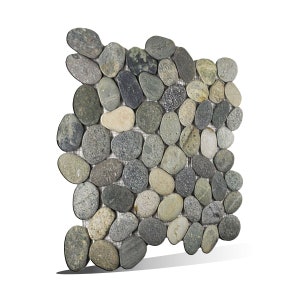 Mosaic Pebbles Tiles, Earthy Pebble Stone Wall Tile, Decorative ...