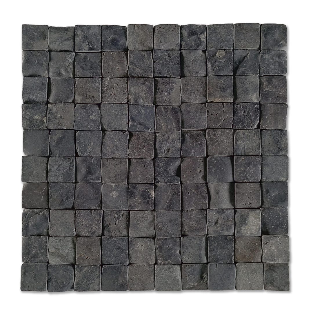 Natural Stone Pebble Tile: Molar 3 Alor Mosaic Backsplash (5 Tile ...