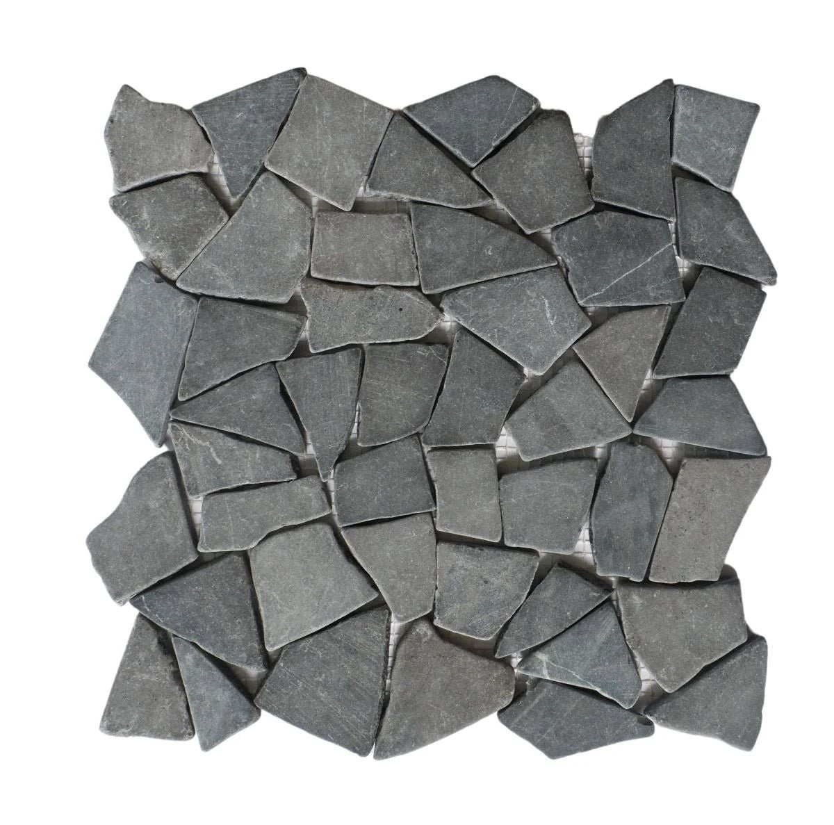 Stone Mosaic Tiles, Grey Random Peel and Stick Tile, Decorative ...