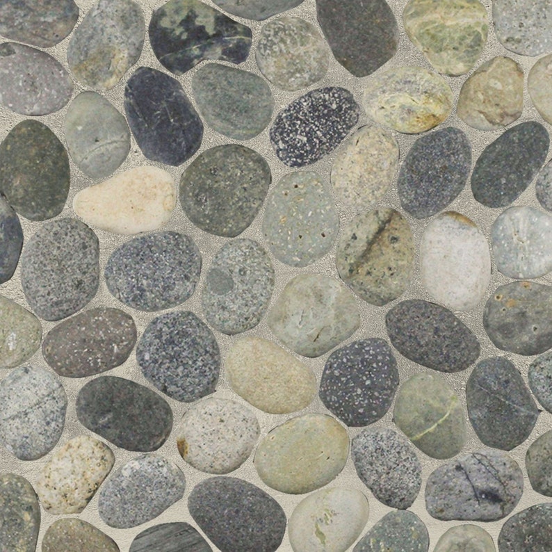 Mosaic Pebbles Tiles, Earthy Pebble Stone Wall Tile, Decorative ...