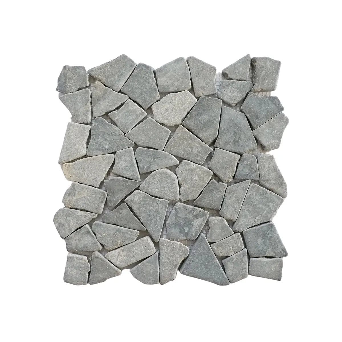 Grey Stone Mosaic Tiles, Ash Grey Random Mosaic Wall and Floor Tile ...
