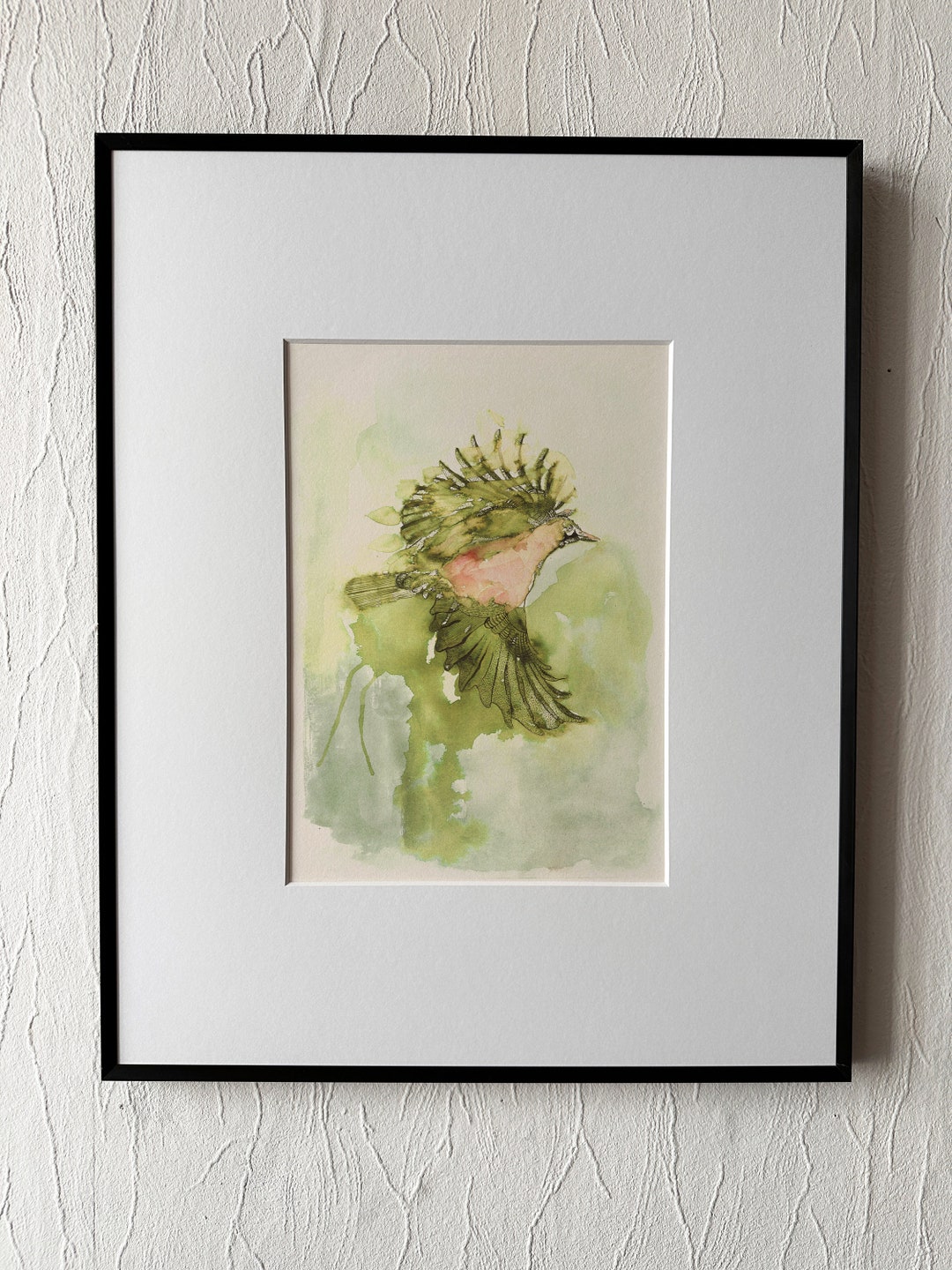 Acid Bird. Zabriskie Series Part 18. 2023. Watercolor - Etsy