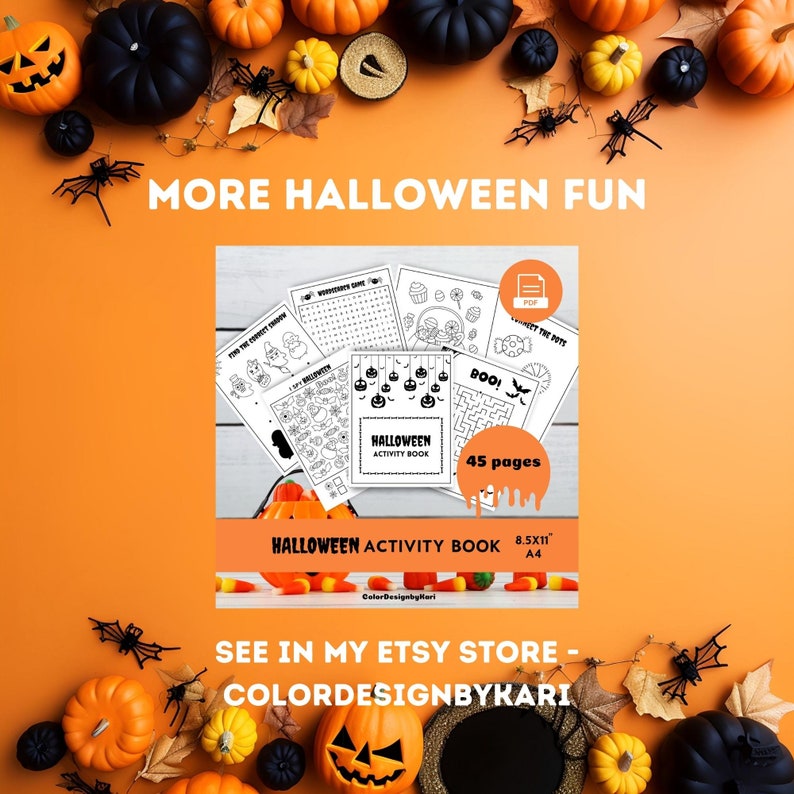 25 Halloween Coloring Pages for Kids, Printable Halloween Coloring ...