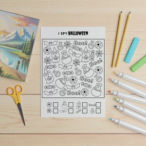I Spy Halloween Games for Kids, I Spy Halloween Activities, Party Games ...