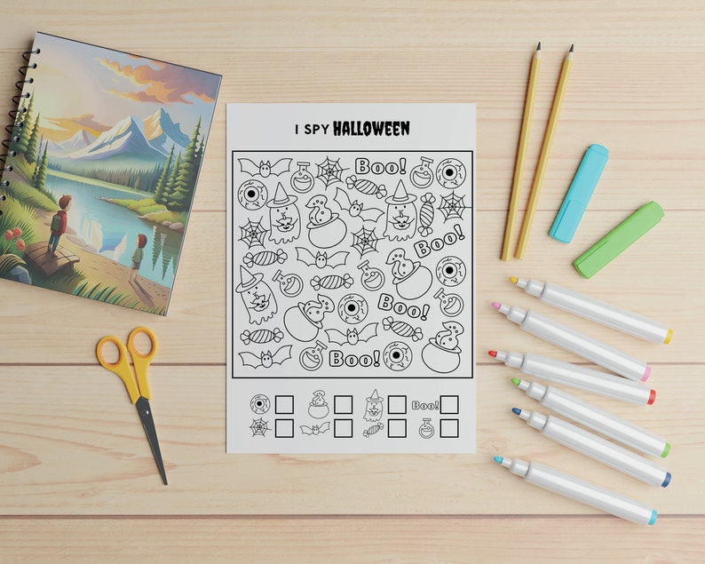 I Spy Halloween Games for Kids, I Spy Halloween Activities, Party Games ...