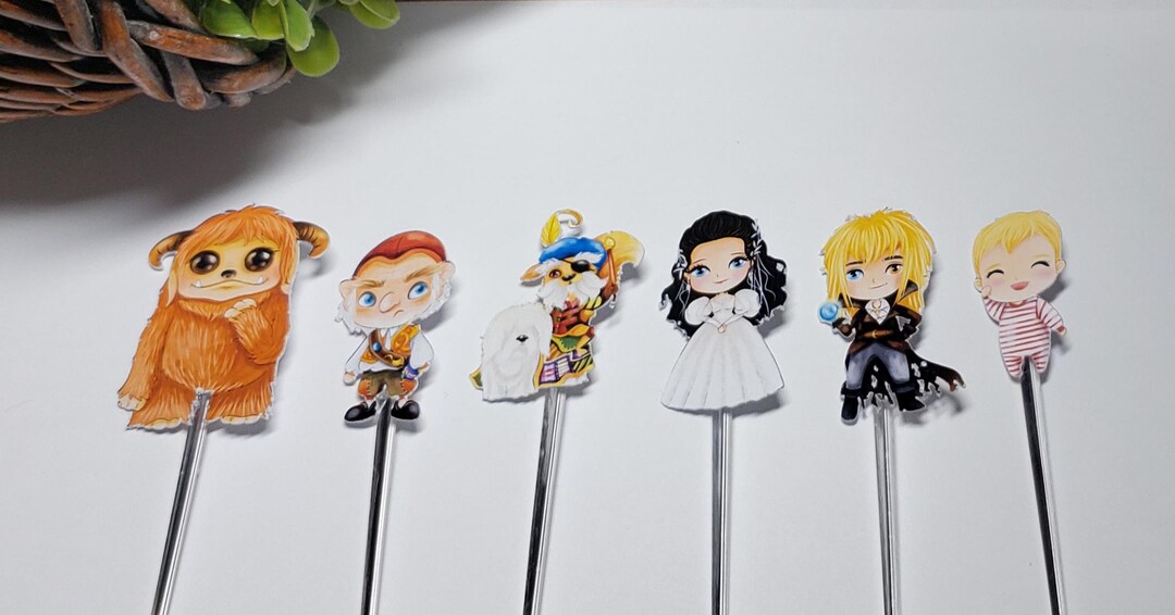 Labyrinth Cupcake Toppers - Etsy