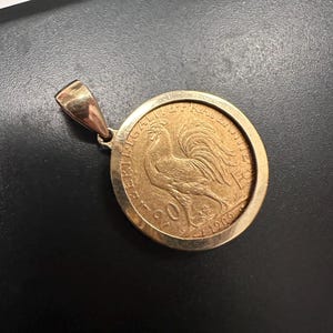 22k Rooster Coin French - Etsy