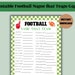 Name That Football Team Printable Party Game, Games to Play at Football ...