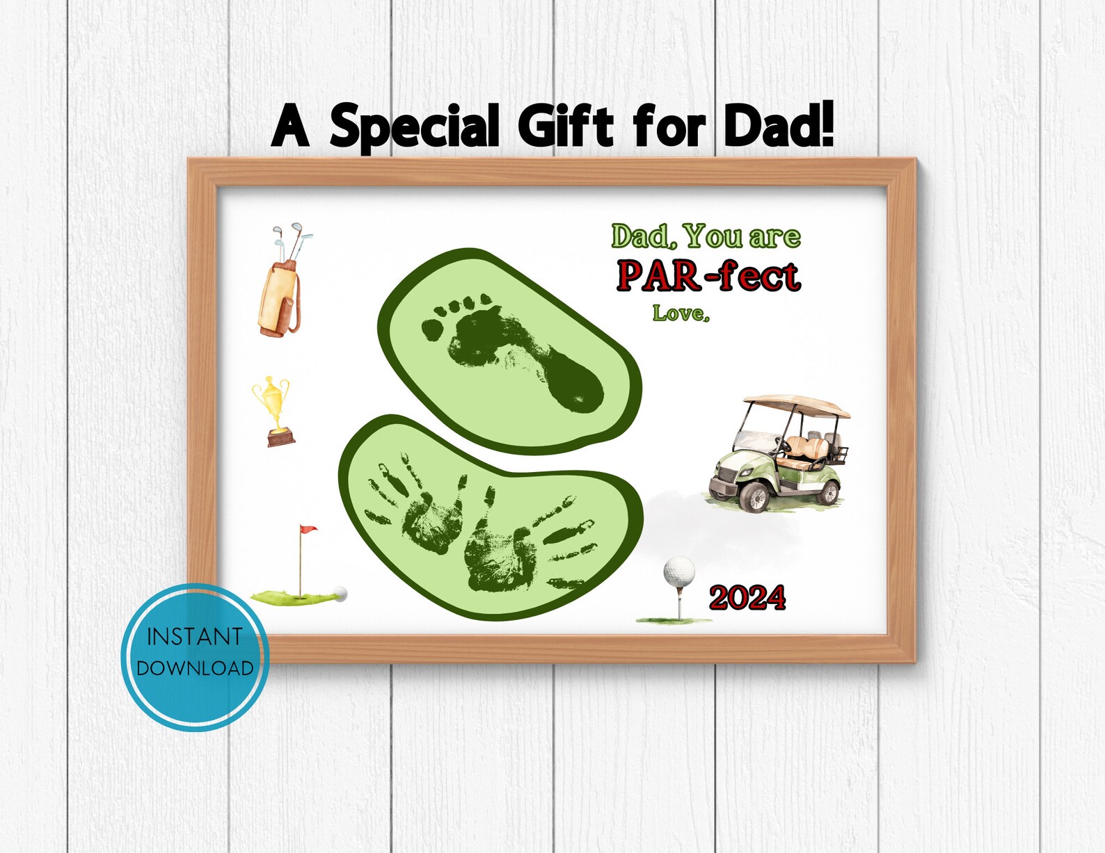 Father's Day Handprint Craft Keepsakes From Children, Precious Gifts ...