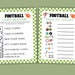 Football Party Game Bundle: 16 Printable Games (PDF) - Etsy