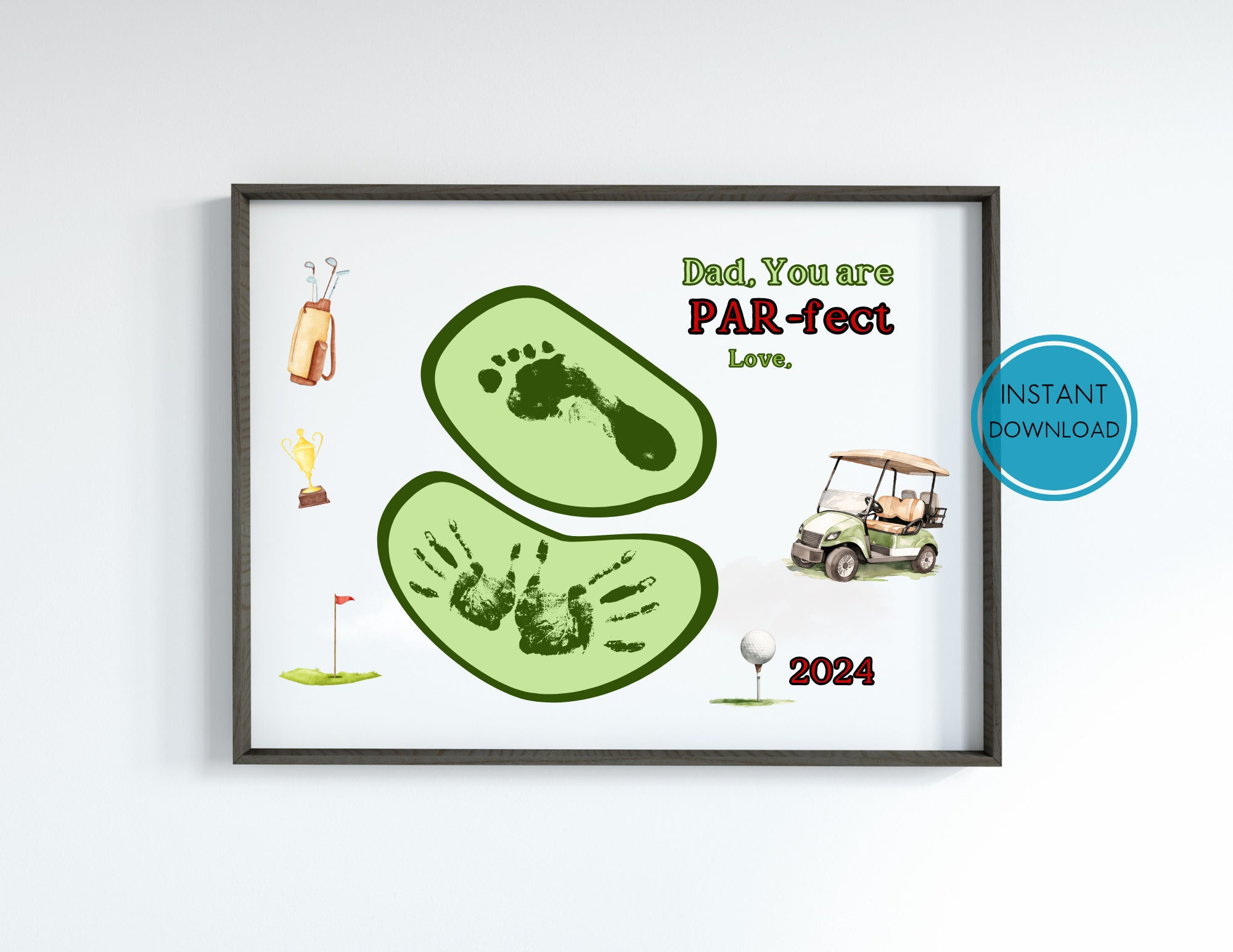 Father's Day Handprint Craft Keepsakes From Children, Precious Gifts ...