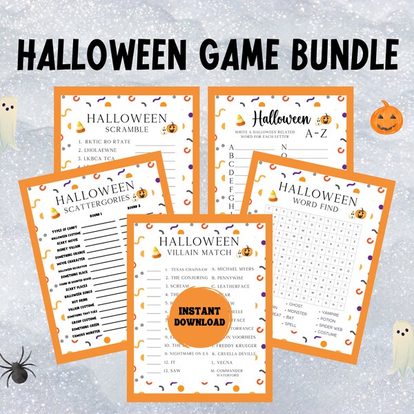 Halloween Games - Etsy
