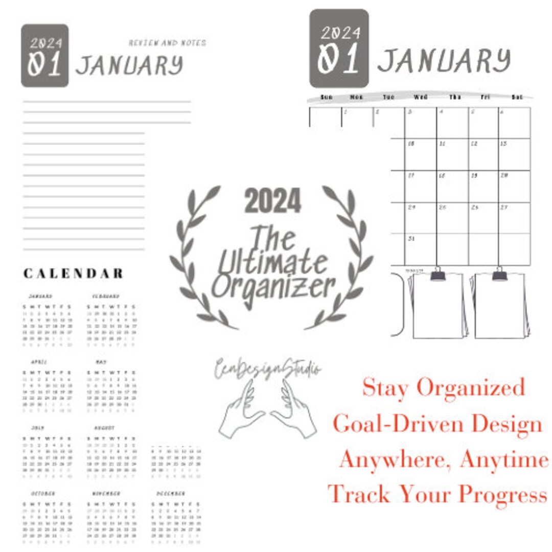 Ultimate Life Organizer 2024 Productivity Tracker Life - Etsy