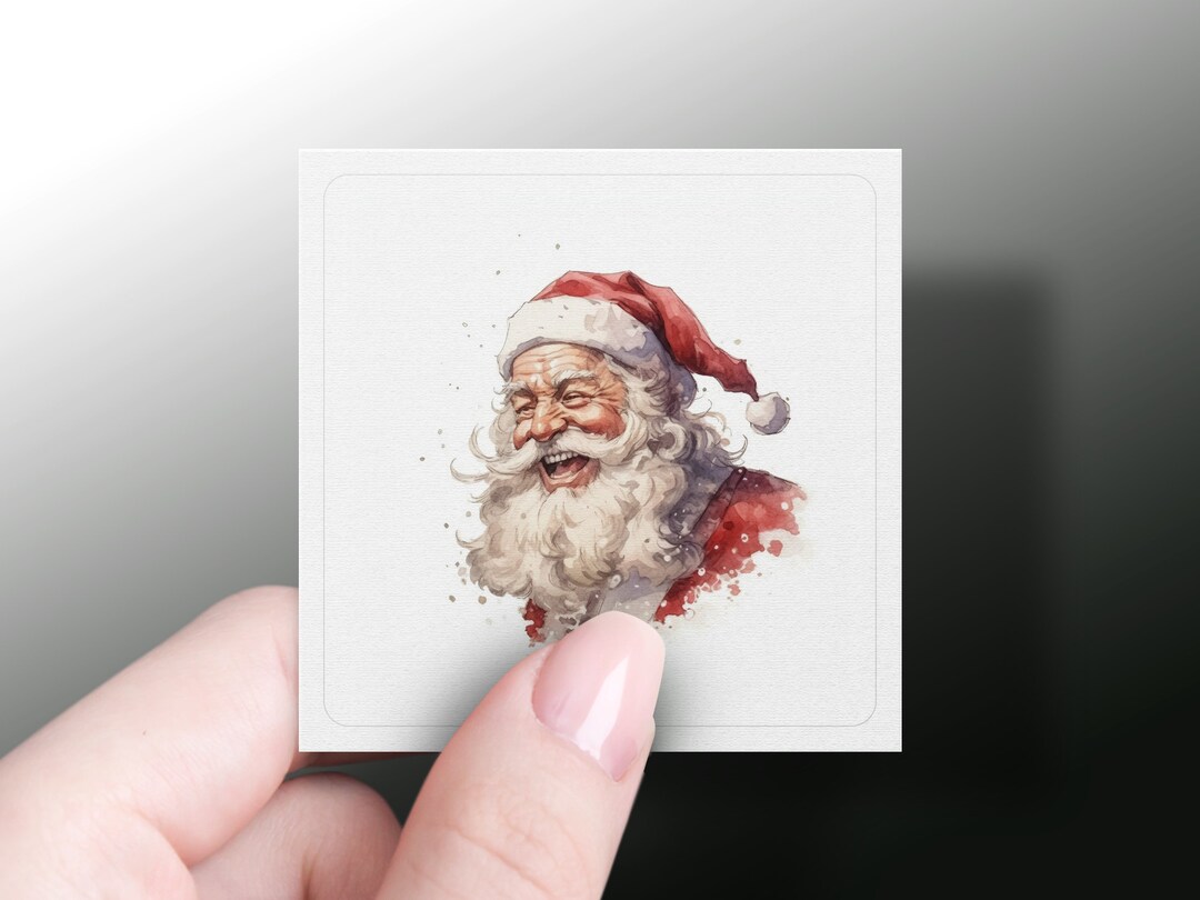 Watercolor Santa Clipart Santa Claus Cliparts PNG - Etsy