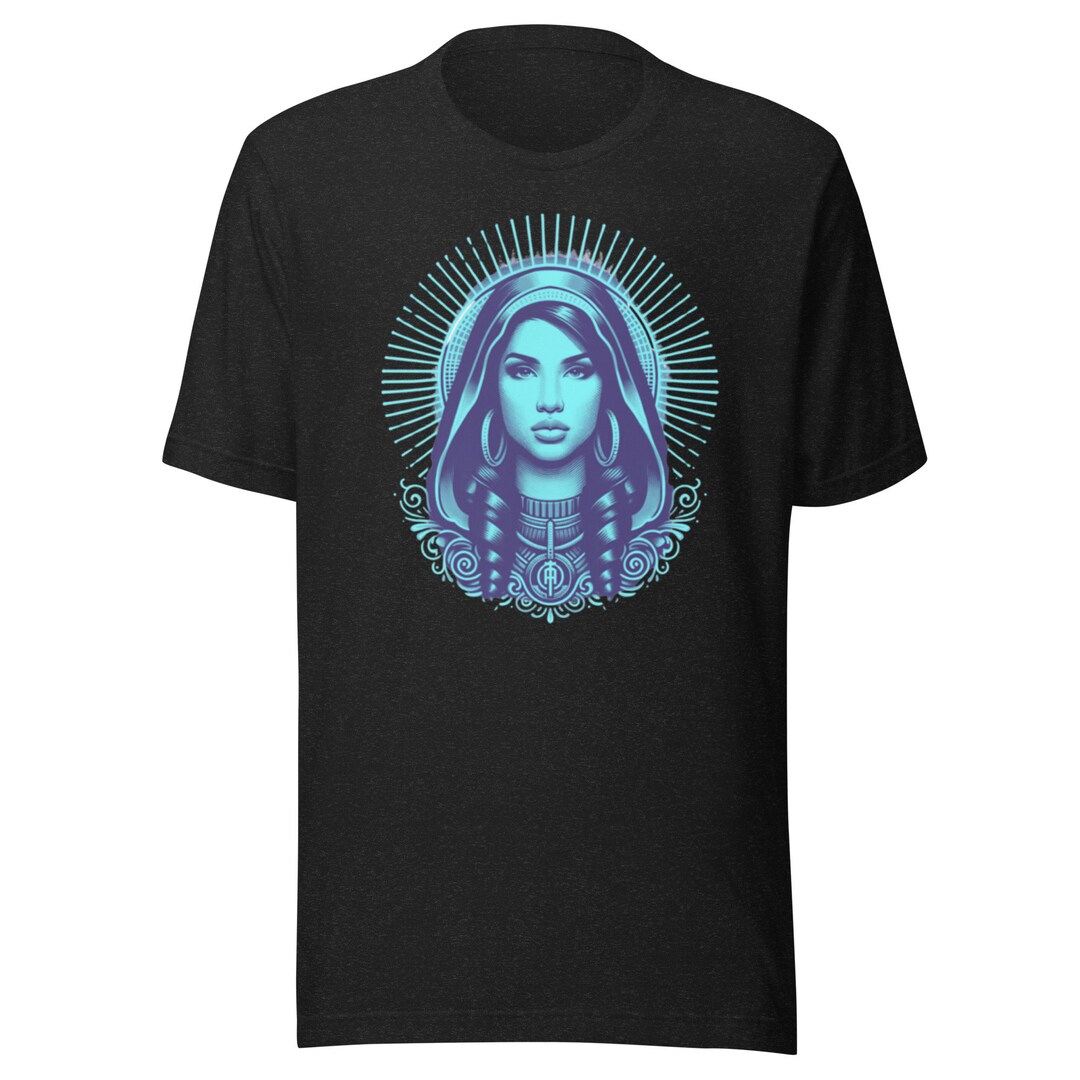 Blue Iconic Vintage Female Rapper Tee: Empowering Hip-hop Fashion ...