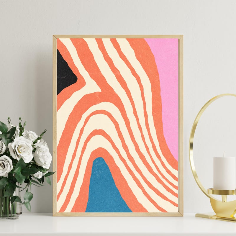 Retro Art Print - Etsy