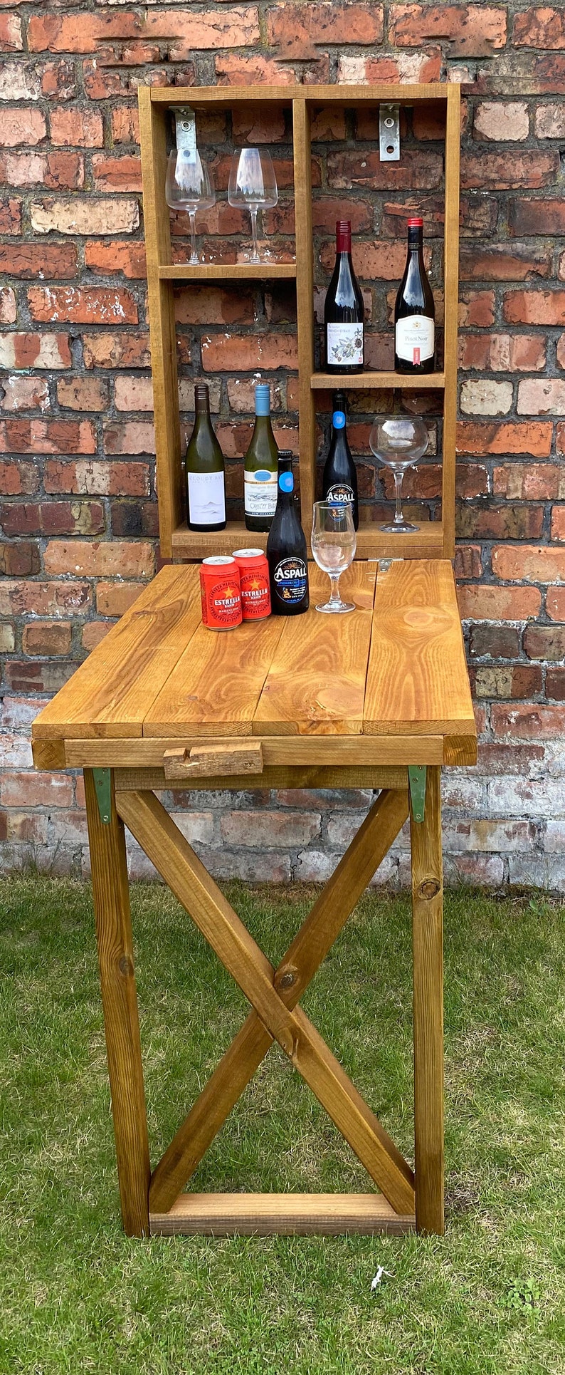 Murphy Wooden Bar Cabinet Outdoor / Indoor Bar - Etsy